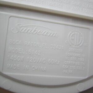 Sunbeam | Kitchen | Sunbeam Hot Water Dispenser Model 642 White Used ...
